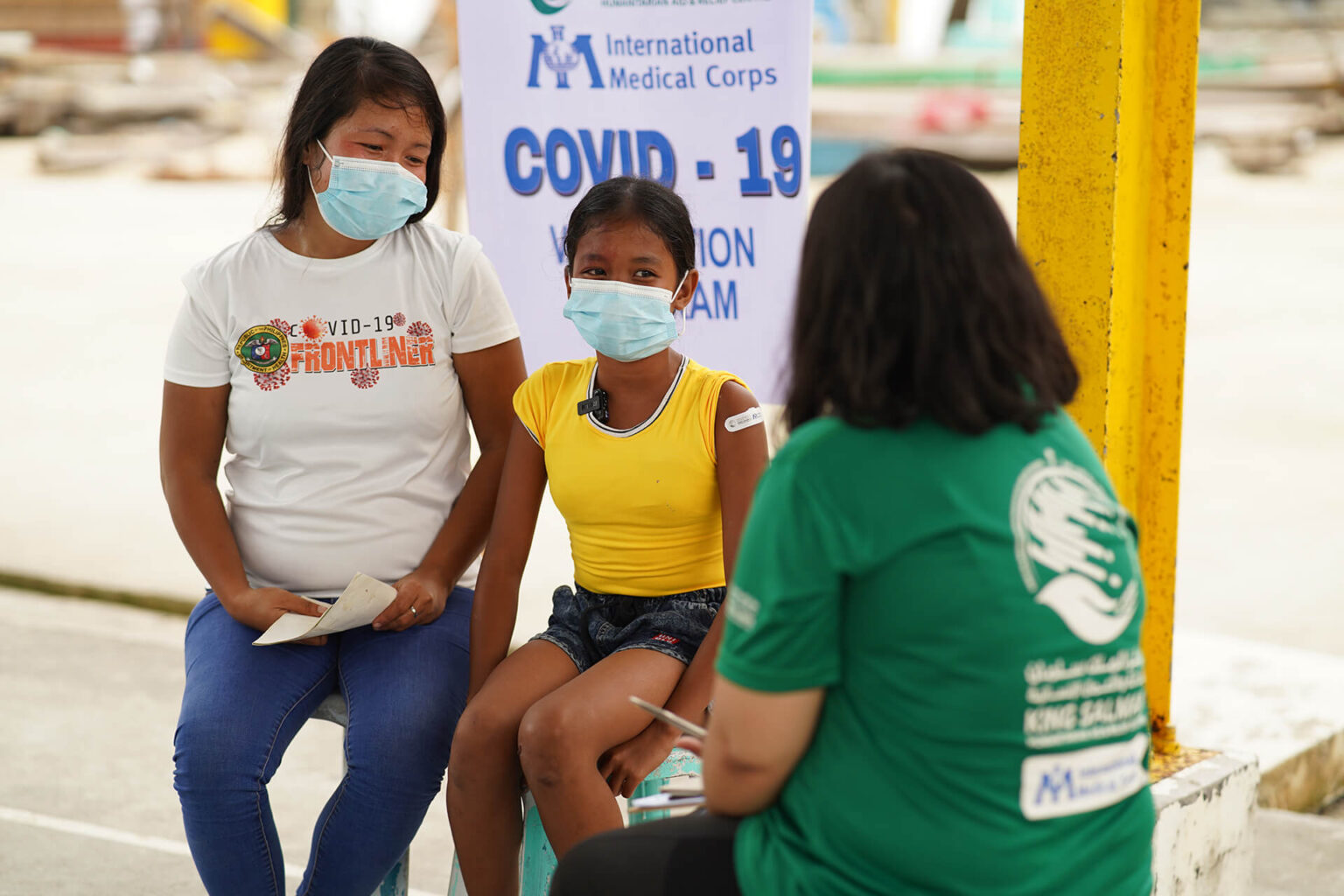 Battling storms to deliver vaccines in the Philippines | International Medical Corps